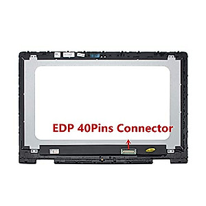 LCDOLED Replacement 15.6 inches FullHD 1920x1080 IPS B156HAB01.0 40Pins LED LCD Display Touch Screen Digitizer Assembly with Bezel for Dell Inspiron 15 5568 i5568 5578 i5578