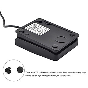 [Upgraded] iKKEGOL USB Foot Pedal Switch Video Game PC Hands Free Footswitch One Key Control Program Computer Mouse Keyboard HID with 2M Cable