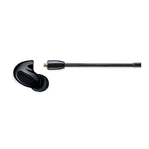 Shure SE846 Wired Sound Isolating Earbuds, High Definition Sound + Natural Bass, Four Drivers, Secure in-Ear Fit, Detachable Cable, Durable Quality, Compatible with Apple & Android Devices - Black