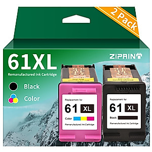 ZIPRINT 210XL 211XL Combo Remanufactured Ink Cartridge Replacement for Canon 210XL 211XL Combo Pack PG-210XL use with Pixma MP495 MX410 MP250 IP2702 MP490 Printer, 211XL Color and 210XL Black, 2-Pack