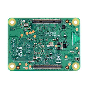 RasTech Pi Compute Module 4 4GB RAM 8GB eMMC (CM4104008) Single Board 64-Bit 1.5GHZ Quad-Core Processor Bluetooth 5.0 Dual-Band WiFi for Networked Ai Core and More