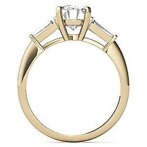 925 Silver, 10K/14K/18K Solid Gold Moissanite Engagement Ring, 5 CT Oval Cut Handmade Solitaire Ring Diamond Wedding Ring for Womans, Birthday Gift, VVS1 Colorless