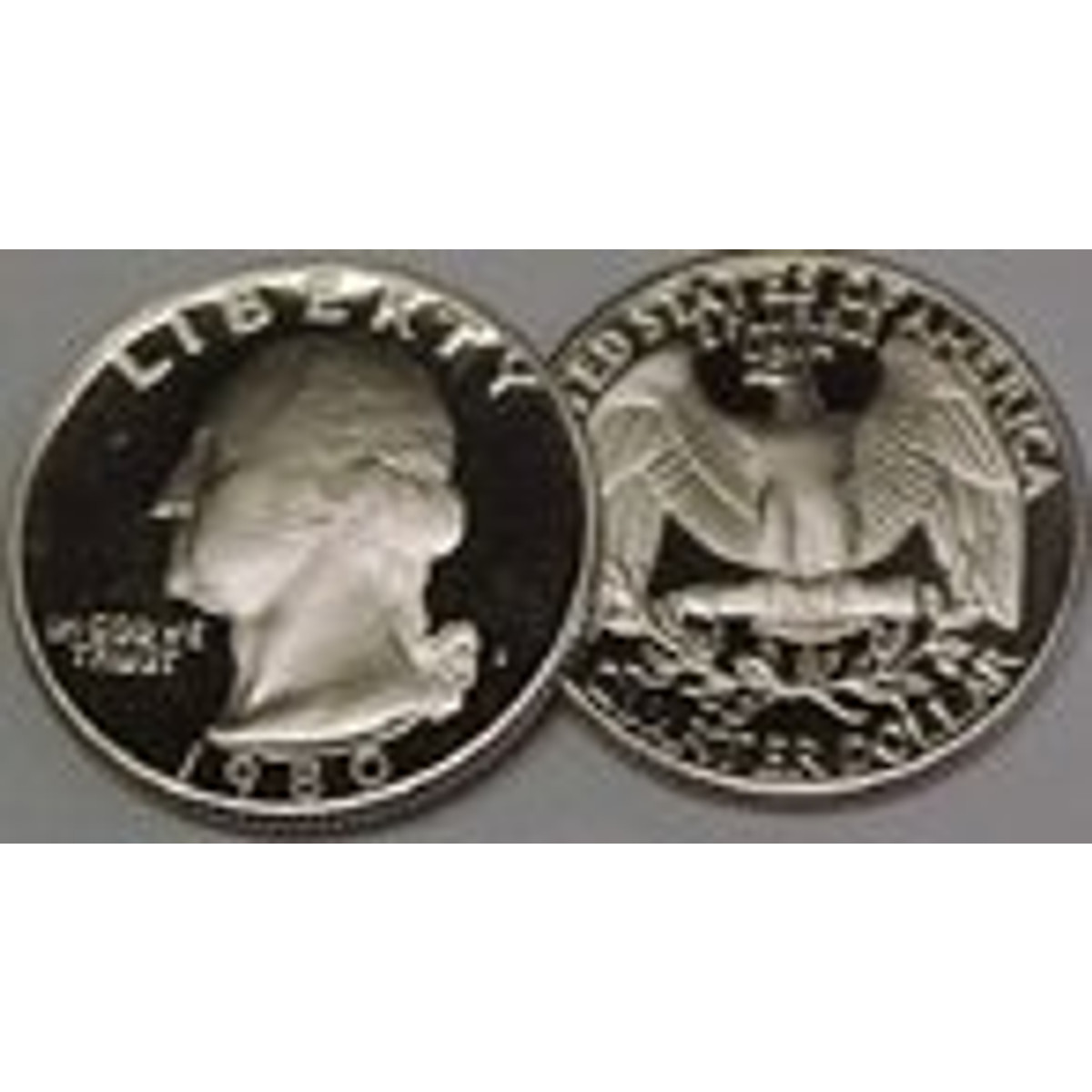 1980-S - BRIGHT WHITE - NO TONING - CLAD GEM PROOF - WASHINGTON QUARTER