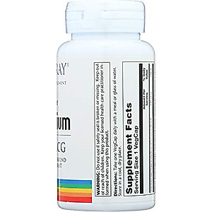 SOLARAY Selenium 200 MCG High Potency, 100 CT