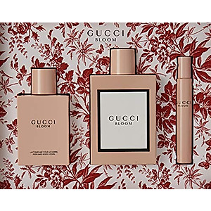 Gucci 3 Piece Bloom Eau de Parfum Spray Gift Set for Women