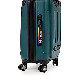 Kenneth Cole REACTION Renegade Luggage Expandable 8-Wheel Spinner Lightweight Hardside Suitcase, Botanical Green, 20-inch Carry On
