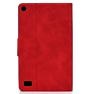 tablet PC cover Case Compatible with Kindle Fire 7 2019/2017/2015 (9th/7th/5th Generation) Tablet Case, Compatible with Kindle Fire 7 Tablet Case 7inch Folio Cover Multi-Angle Viewing w Card Slot Smar