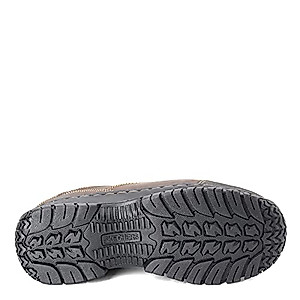 Skechers for Work Men's Hartan Slip-On Shoe, Dark Brown, 12 M US