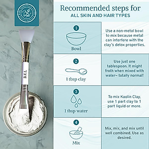 Bare Essentials Living - White Kaolin Clay Powder (2 lb) 100% Natural White Powdered Clay for Seed Bombs, White Clay Mask, DIY Spa, Soap, Bath Bomb, Deodorant, Can be Used as Kaolin Clay for Gardening