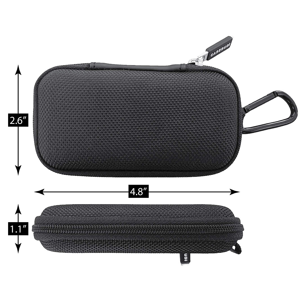 CASEBUDi Case Made for VUSE Alto and cartridges (Black)