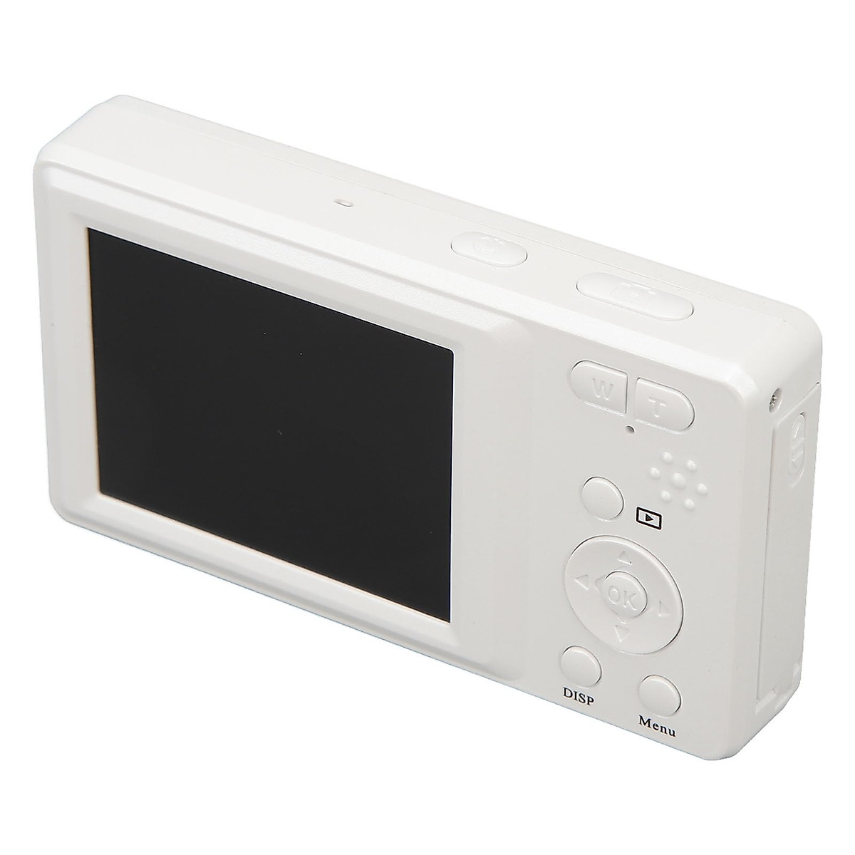 Small Camera for Teens 50MP 4K Digital Camera Face Recognition 2.7 TFT Screen with Lanyard for Photography (Silver)