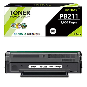 Jmomy PB-211 Replacement Toner Cartridge for Pantum PB211 PB 211 PB211EV PB-211EV Work with Pantum M6550 M6550N M6550W M6552NW M6600 M6600N M6600W P2207 P2500 P2500W P2500NW P2502w (1600 Pages)