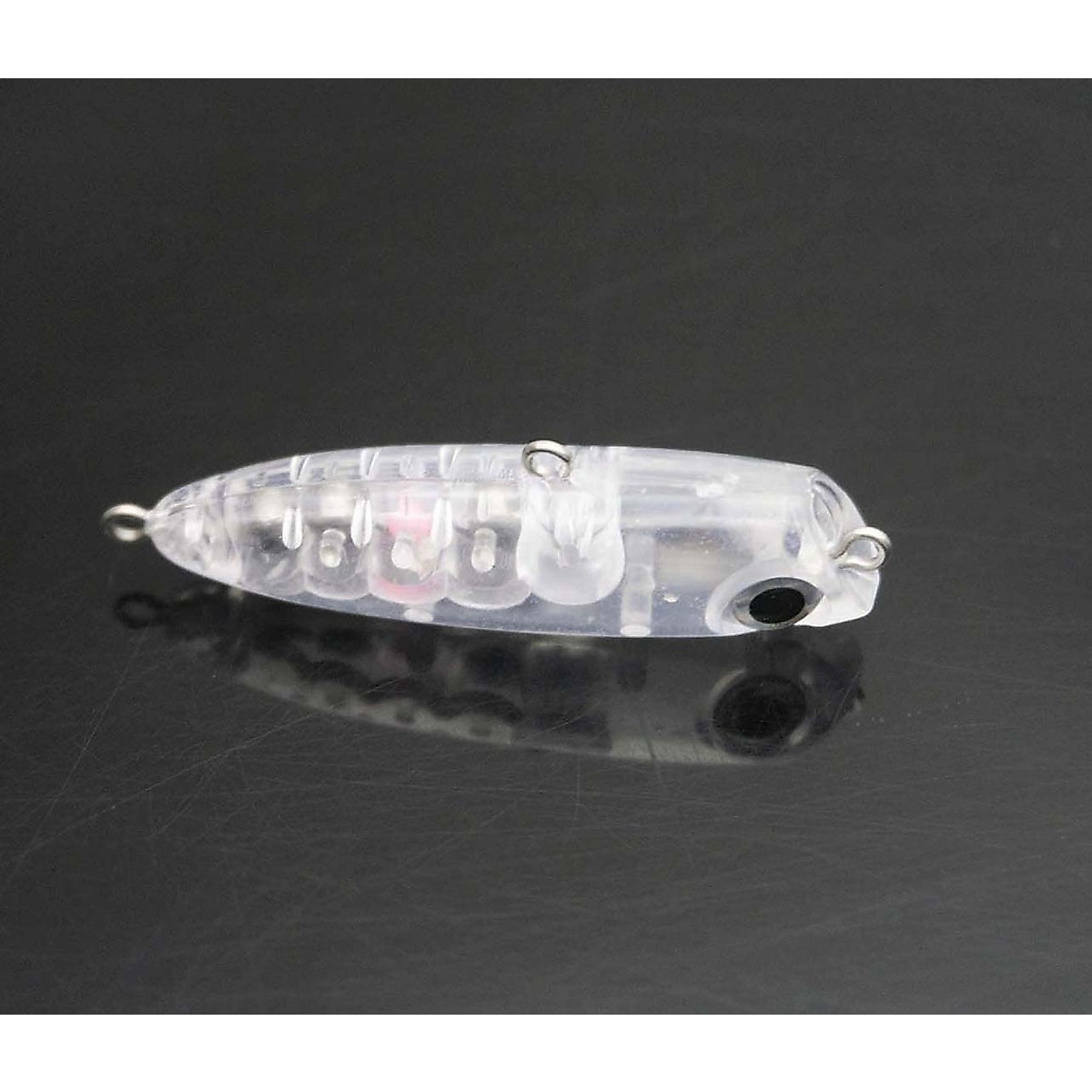 10PCS Unpainted Lure Blanks 2.81g 4.8cm with Free 6mm Eye Crankbait Simulation Blank Body Clear Hard Baits Trout Salmon Minnow Lure Popper Lures Topwater Freshwater 8440