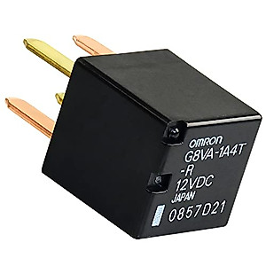 Aeola 1 Pack G8VA1A4TR 4 Pin Automotive Air Conditioner, Speaker Relay Fits for Harley G8VA1A4TR01, 68207357AA,68207357AA,68055797AA, 68207357AA, DC12, G8VA-1A4T-R01, VH28-11F24-S01, VH2811F24S01
