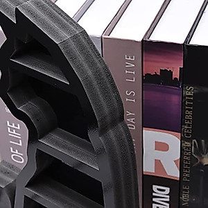 Lazyspace Home Storage Cat Wooden Shelf for Crystals Black Wall Mounted Moon Crystals Display Shelf, Crescents Moon Phase Shelf for Crystals Stone