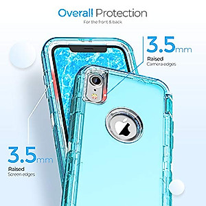 ORIbox Case Compatible with iPhone XR Case, Heavy Duty Shockproof Anti-Fall clear case