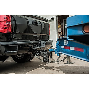 GEN-Y GH-623 MEGA-Duty Adjustable 6" Drop Hitch with GH-061 Dual-Ball, GH-062 Pintle Lock for 2.5" Receiver - 21,000 LB Towing Capacity - 3,000 LB Tongue Weight