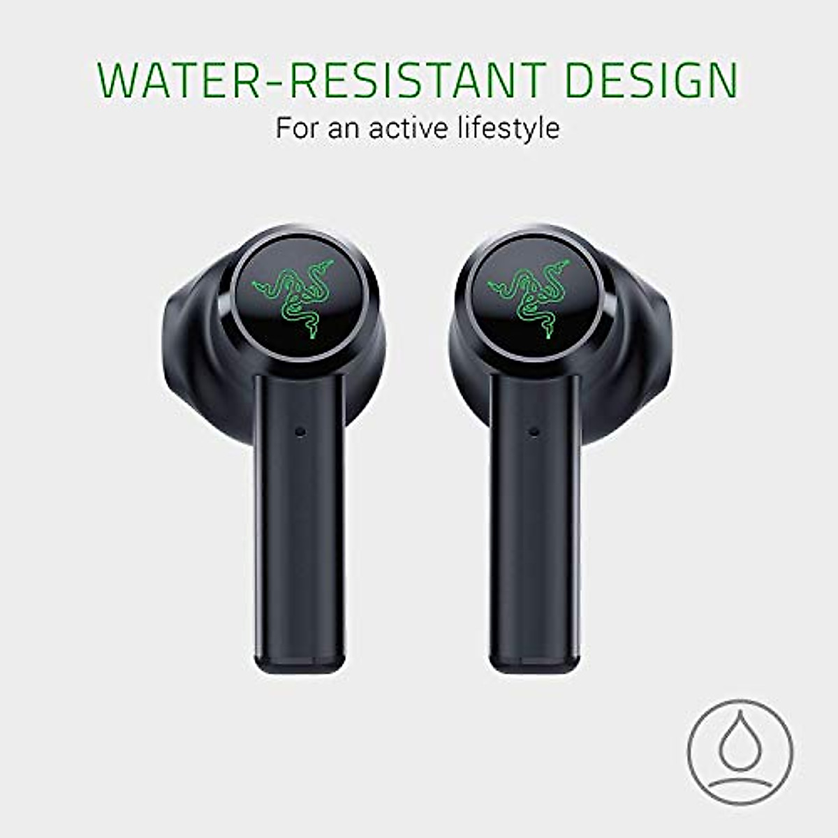 Razer Hammerhead True Wireless Bluetooth Earbuds Classic Black (Renewed)