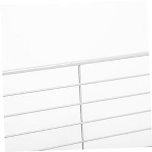 NULYLU Partition Closet Divider Shelf Separator Fridge Accessories Fridge Drawer Divider Cabinet Divider Refrigerator Storage Divider Refrigerator Separators Fridge Divider White Iron