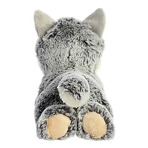 Aurora® Adorable Mini Flopsie™ Winter Wolf™ Stuffed Animal - Playful Ease - Timeless Companions - Gray 8 Inches