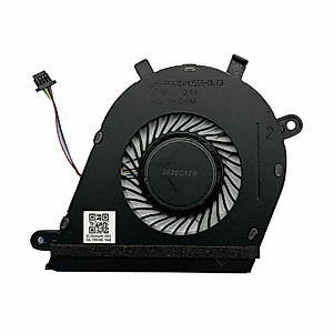New CPU Cooling Fan Replacement for DELL Inspiron 13 7370, 7373, 7380, I7373-5558GRY-PUS 0DJFK0 DJFK0 ND55C41-16M16 DFB451005M20T FJJ8 DC5V 0.5A