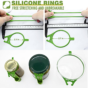 2 Pack Pickle Fork Pickle Grabber Tool-Pickle Picker for the jar, Kitchen Gadgets Pickle Gifts Suitable for Olives Green