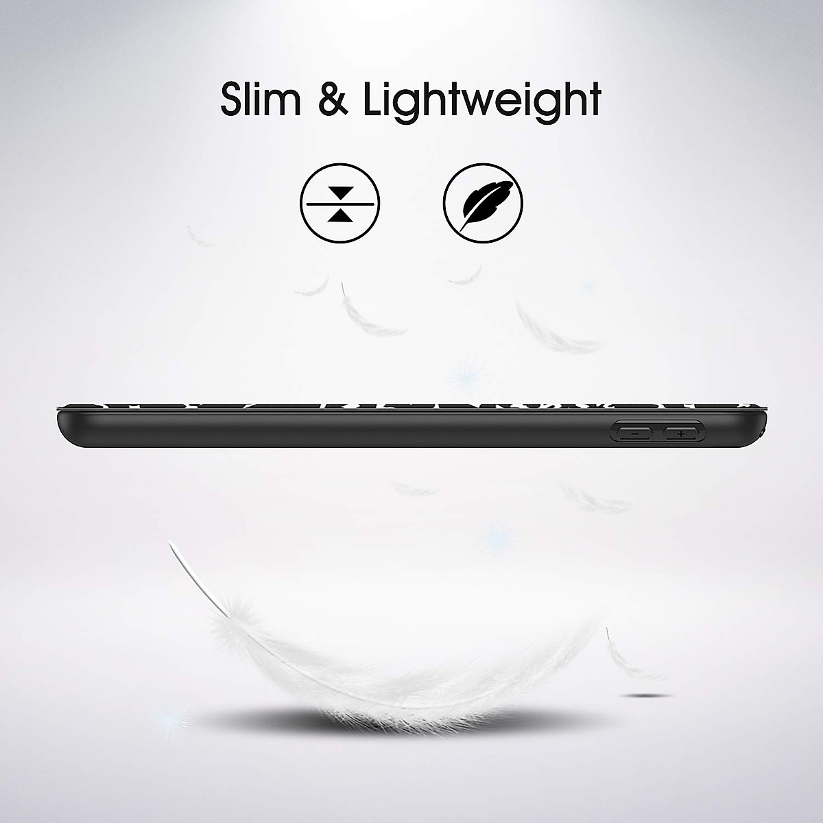 Fintie SlimShell Case for iPad Air 3rd Gen 10.5" 2019 / iPad Pro 10.5 Inch 2017 with Built-in Pencil Holder - Lightweight Smart Stand Soft TPU Back Cover, Auto Wake/Sleep (Composition Book)