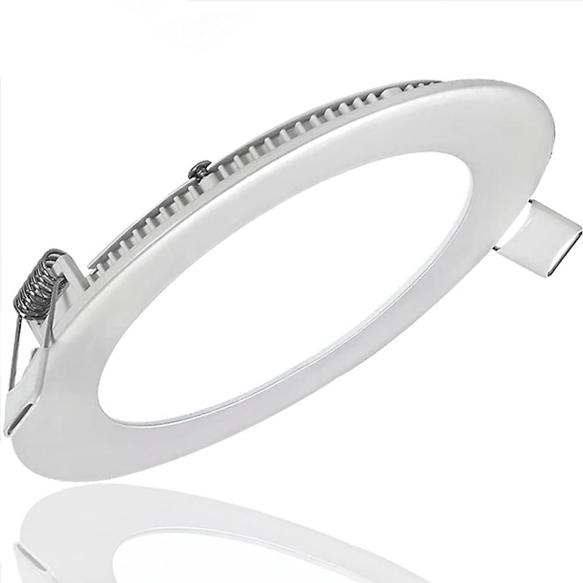 AIKUZ Ultra-Slim Round LED Ceiling Spotlight 3W/6W/9W/15W 3 4 6-inch Flat Panel Light Embedded Integrated LED Panel Light Panel Light for Kitchen Staircase Etc Indoor Lighting Ultra Slim (Color : Col