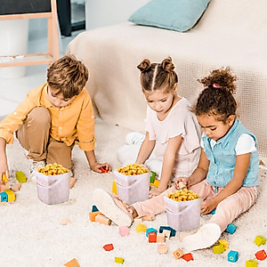 Mifoci 24 Pack 33.8 Oz/ 1L Square Deli Containers with Lids Airtight Ice Cream Bucket with Handle Reusable Freezer Microwave Safe Plastic Food Storage Containers Pail for Snack Take out