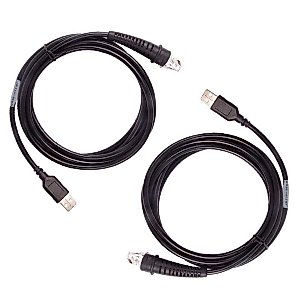 PARTSHE 2-Pack USB Cable for Honeywell 3800G 4600G 4820 Barcode Scanner USB Type A 6Ft Straight