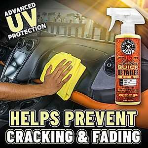 Chemical Guys SPI21616 Leather Quick Detailer for Car Interiors, Furniture, Apparel, Shoes, Sneakers, Boots, and More (Works on Natural, Synthetic, Pleather, Faux Leather and More), 16 fl oz