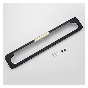 Towel Racks Towel Holder Bath Towel Bar, Thicken 304 Stainless Steel Towel Holder, 22.4 Inch Black Gold Towel Rail, Wall Mounted for Bathroom, Kitchen, Hotel, Bathroom Accessories