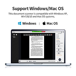 CZUR Shine Ultra Pro Scanner, 24MP Document Scanner, Max DPI 440, Portable USB Document Camera, A3 Large Format Book Scanner, Adjustable Height, Auto-Flatten & Deskew, Compatible with Windows & Mac OS