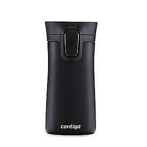Contigo Pinnacle Vacuum-Insulated Stainless Steel Travel Mug with AUTOSEAL Lid, 10oz Black