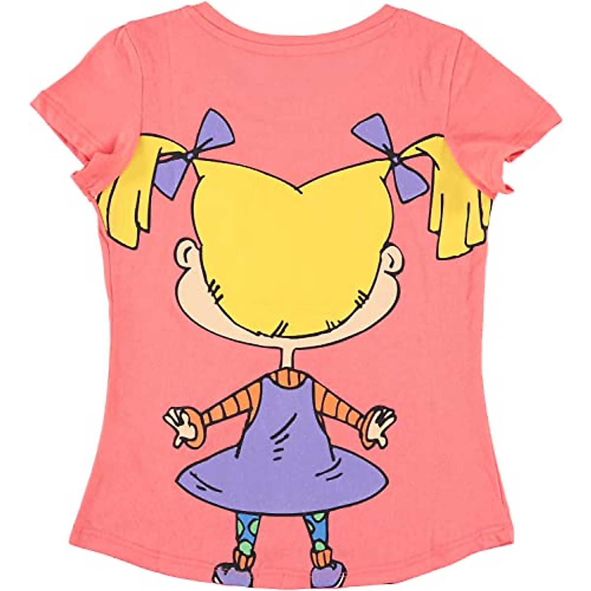 Girls Angelica Rugrats T-Shirt - Girls 4-16 Coral