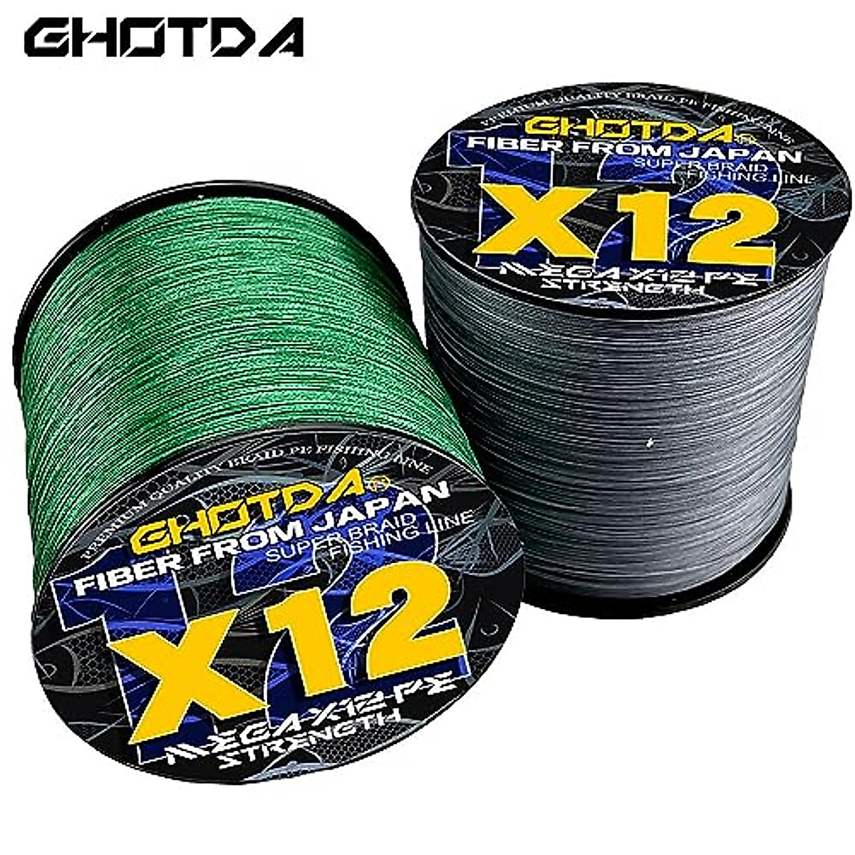 12 Strands Braided Fishing Line PE Fishing Line 25-120LB Multifilament Fishing Line Smooth Fishing Cord Wire
