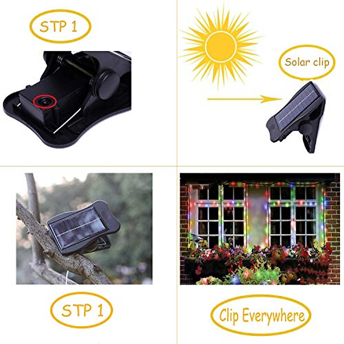 ZNYCYE Solar Umbrella Lights,Patio Umbrella Lights Outdoor With 8 Modes 3V Solar Panel Clip 112 Led Outdoor Waterproof Umbrella Solar Lights for Beach Deck Garden Camping Tents Party Decoration