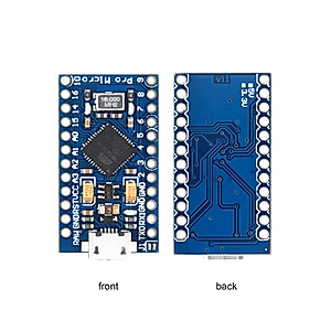 OSOYOO Pro Micro 5V/16MHz Module Board with 2 Row pin Header Replace wit Pro Mini for Arduino