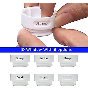 evron Travel Bottles for Toiletries,Tsa Approved Silicone Refillable Travel 3oz Containers BPA Free Leak Proof Liquid Travel Accessories for Conditioner,Shampoo (T7)