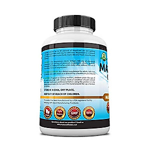 Magnesium Citrate 400 mg - High Potency Elemental Magnesium TRAACS Albion Minerals - 120 Tablets