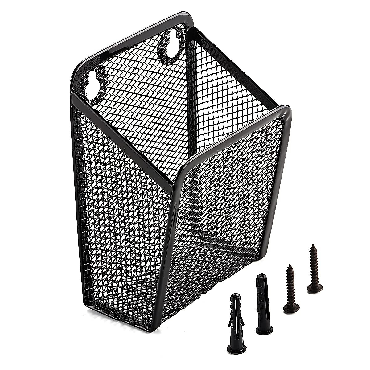 LANTWOO Remote Control Holder Wall Mount Media Organizer Storage Box