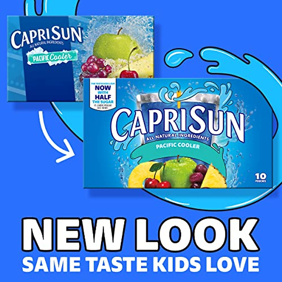 Capri Sun Pacific Cooler, 6 Fl Oz Pouches, 10 Pack