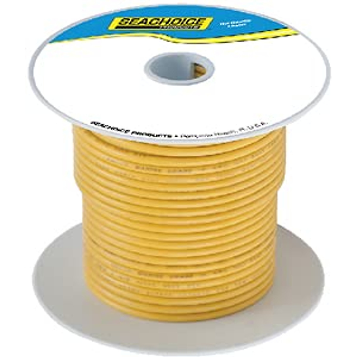 SEACHOICE Tinned Copper Marine Wire (Color: Yellow, Size: 100', Option: 14 awg)