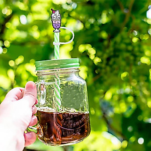 Cute Straw Covers Cap, Dust-Proof Straw Toppers, Reusable Drinking Straw Cover, Splash Proof Straw Caps, Portable Silicone Straw Tip Covers Decoration(6 Pcs Mixed Style)