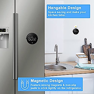 Digital Kitchen Timer for Cooking,Large LED Display Productivity Timer,Magnetic Countdown Timer Clock with 3-Level Volume Adjustable for Seniors,Kids,Teachers,Classroom,Exercise,Fitness