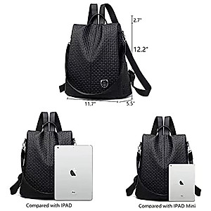 go-done Small vegan leather Women Backpack Purse leather Anti-theft Fashion Travel Shoulder Bag,Ladies Single Shoulder Bag,Mini Backpack