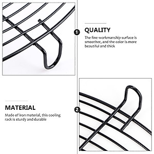 GANAZONO 1pc Cooling Rack Cooling Net Wire Cooling Rack Wire Cooking Racks Steamer Rack Small Cooling Rack Cookie Cooling Rack Shortening for Baking Cooling Tray Oven Rack Iron Food