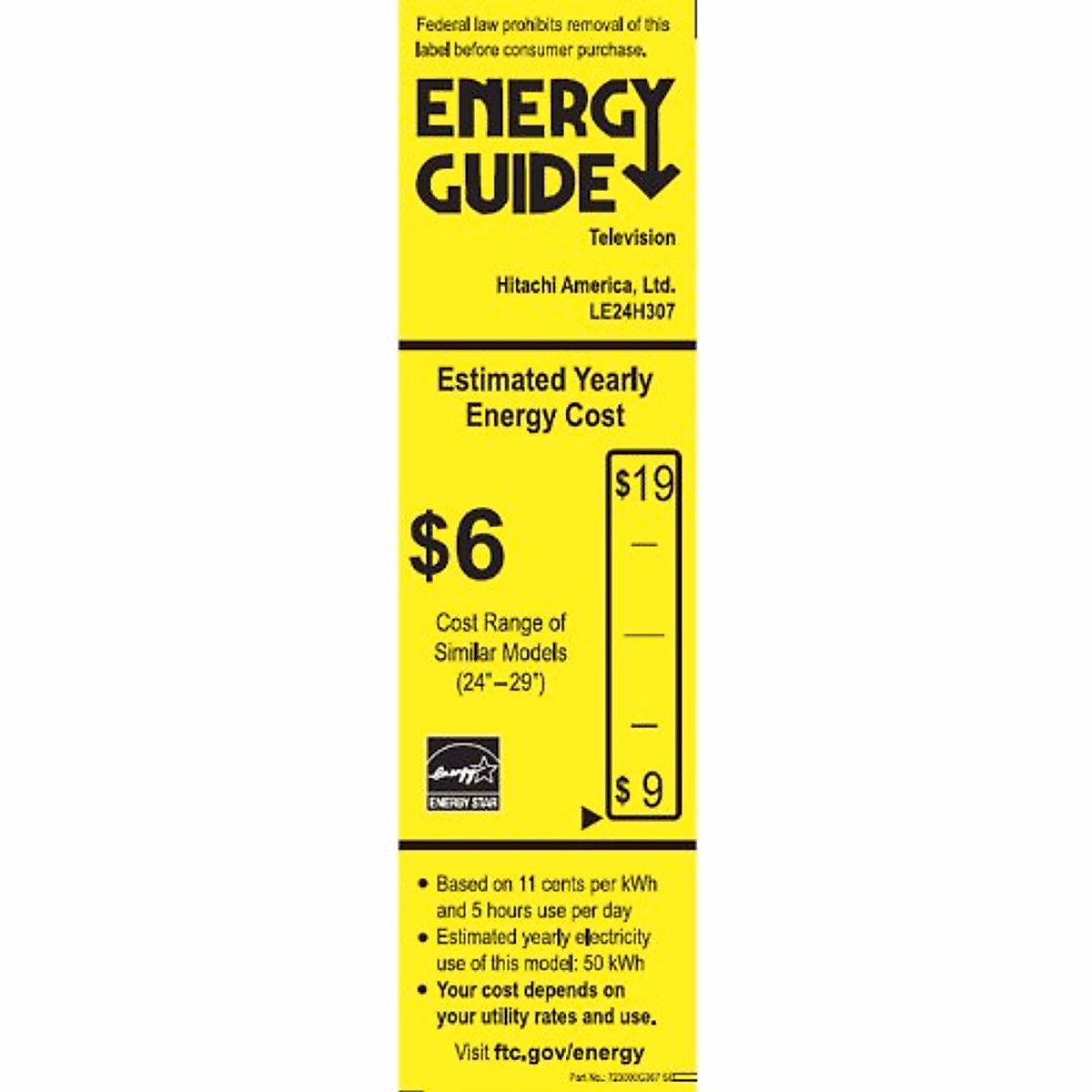 Hitachi LE24H307 24" 60HZ 720P LED HDTV