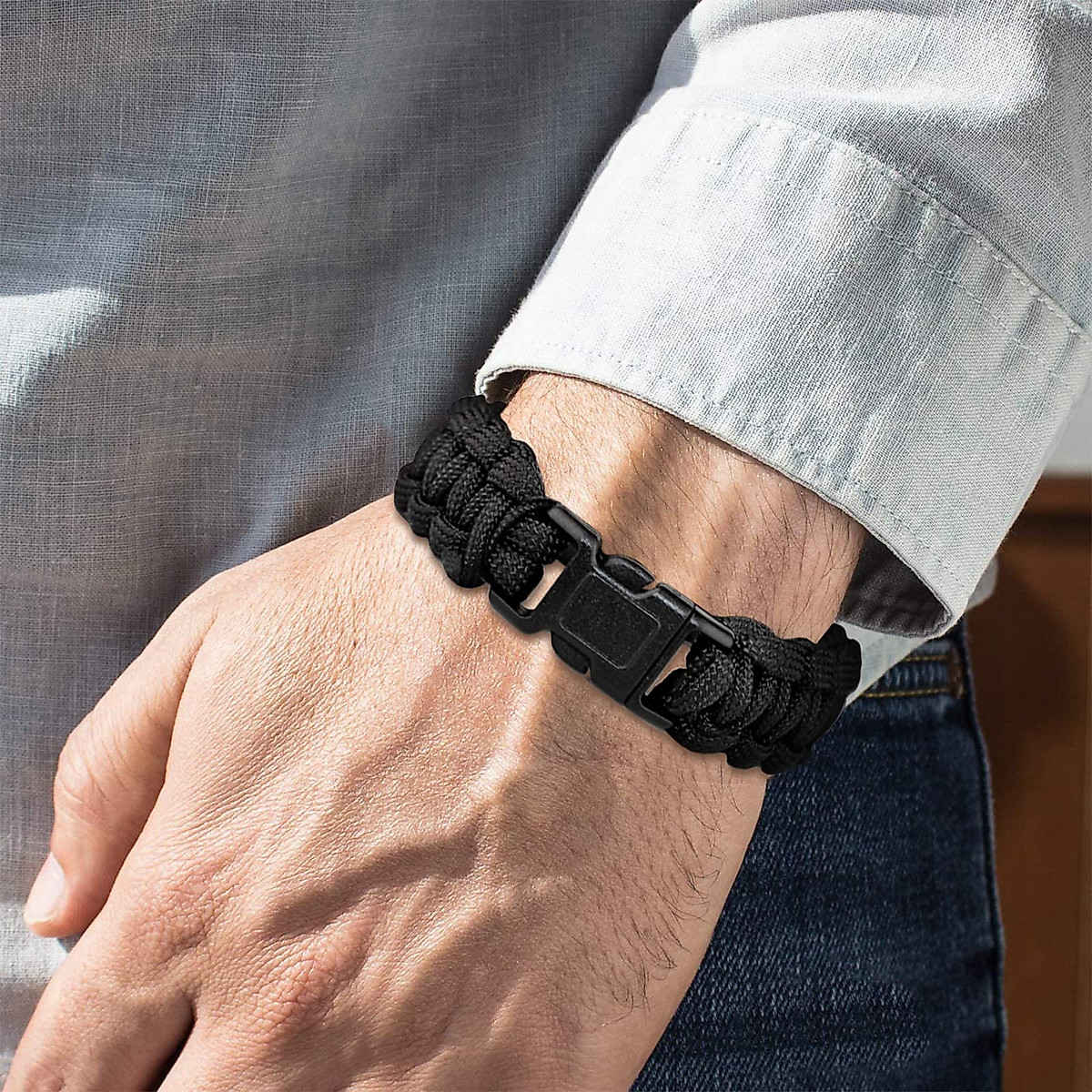 Paracord Bracelet - Paracord Bracelets for Men Military Bracelet Survival Bracelets for Men Tactical Bracelet for Men Paracord Survival Bracelet - Mens Paracord Bracelets Military Bracelets for Men