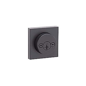 Kwikset 159SQT-11PS Halifax Square Double Cylinder Deadbolt Smart Key Venetian Bronze Finish